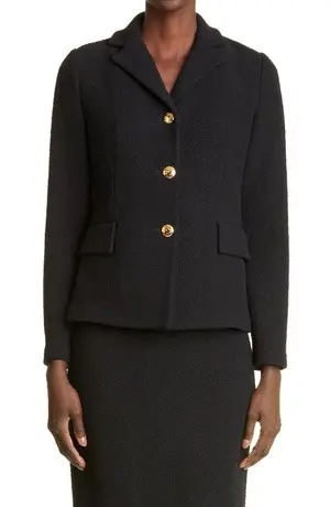 St. John Bouclé Knit Jacket