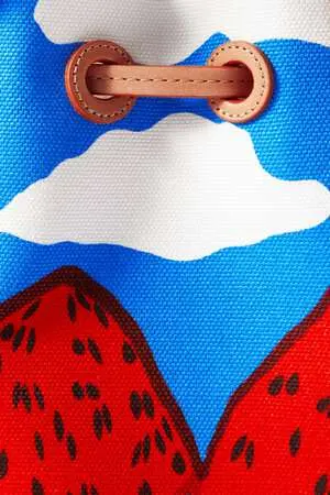 MANSUR GAVRIEL Marimekko Mini Leather-trimmed Printed Canvas Bucket Bag