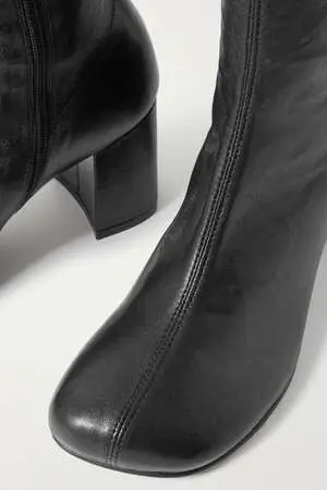 Dries Van Noten Leather Ankle Boots