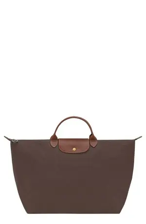 Longchamp Large Le Pliage Original Travel Bag - Mocha