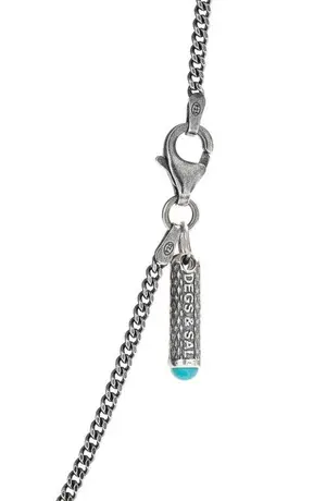 DEGS & SAL Sterling Curb Chain Necklace