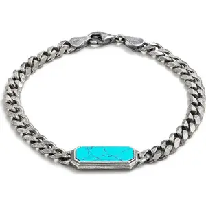 DEGS & SAL Chain Bracelet - Turquoise