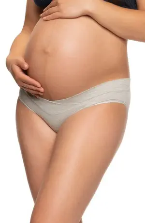 Felina 3-pack Organic Cotton Maternity Briefs - Slate/pebble/cloud