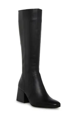 Blondo Tessa Waterproof Knee High Boot - Black Cow Leather