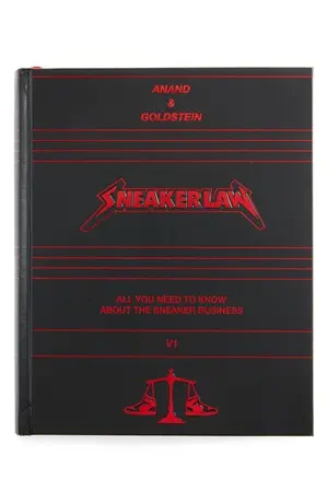 SNEAKER LAW ' V2' Book Black/ Red