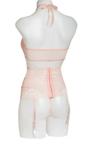 COQUETTE Crop Halter Top