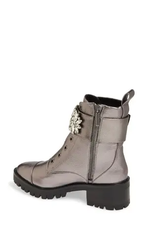 Karl Lagerfeld Paris Pippa Crystal Embellished Platform Boot