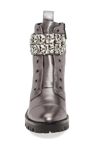 Karl Lagerfeld Paris Pippa Crystal Embellished Platform Boot