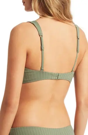 SEA LEVEL Vesper Longline Triangle Bikini Top