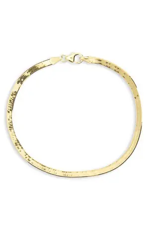 Bony Levy 14k Gold Herringbone Chain Bracelet - 14k Yellow Gold