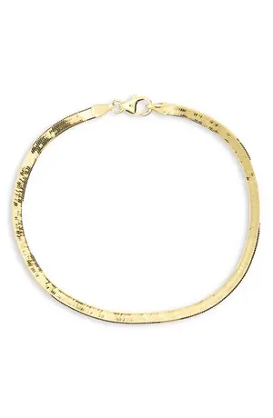 Bony Levy 14k Gold Herringbone Chain Bracelet - Yellow Gold