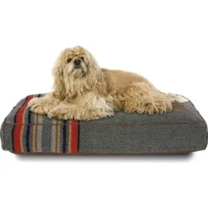Pendleton Yakima Camp Napper Dog Bed - Heather Green