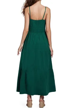 LOST + WANDER Lovers Rock Cotton Maxi Dress With Pockets