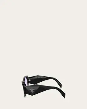 Prada Geometric Rectangle Sunglasses