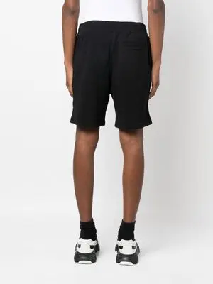 Moschino Logo-print Organic-cotton Shorts