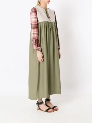 OLYMPIAH Panelled Smock Dress