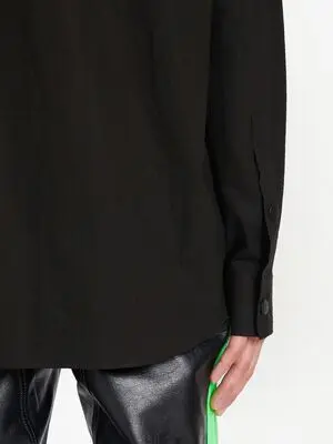 Balmain Zip-up Cotton Shirt