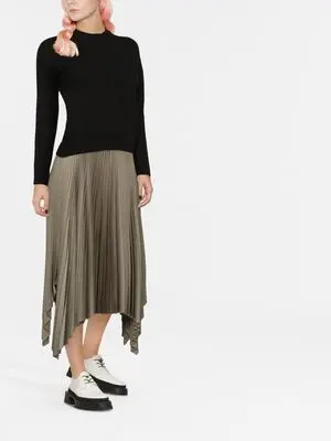 JIL SANDER Mock-neck Wool Jumper