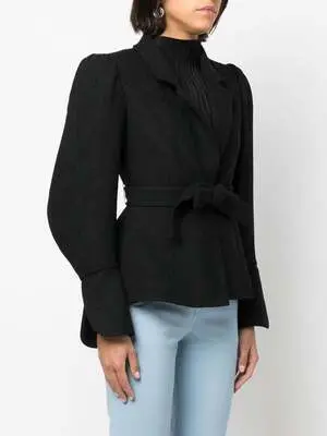 Rochas Belted Wool Jacket