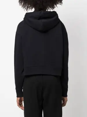 Dickies Logo-patch Zip-up Hoodie - Black