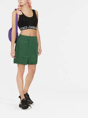 Dolce & Gabbana Logo-band Crop Tank Top