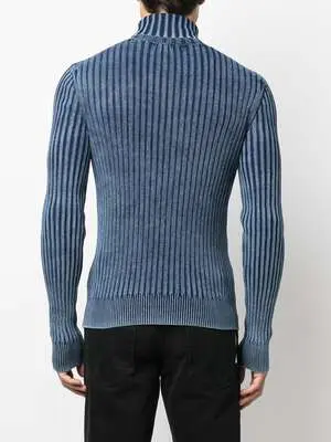 DIESEL® Ribbed-knit Roll-neck Jumper