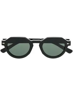 AHLEM Grenelle Round-frame Sunglasses - Black
