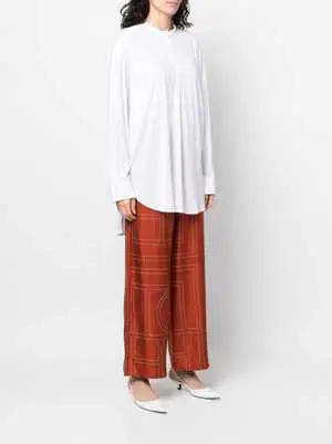 TOTEME Semi-sheer Longline Blouse