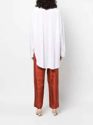 TOTEME Semi-sheer Longline Blouse