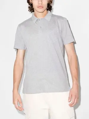 Sunspel Short-sleeve Polo Shirt - Grey