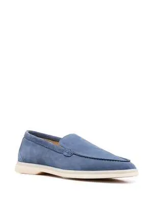SCAROSSO Ludovico Suede Loafers - Blue