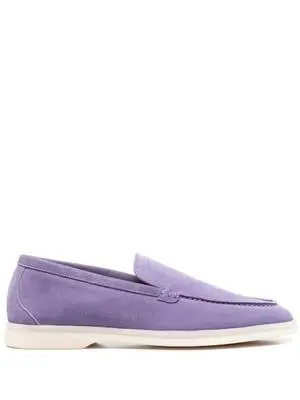 SCAROSSO Ludovica Suede Loafers - Purple