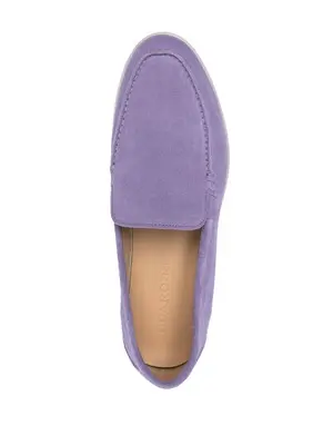 SCAROSSO Ludovica Suede Loafers - Purple