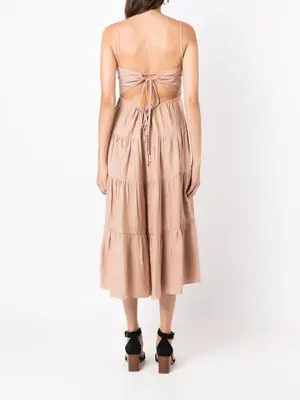 OLYMPIAH Kobe Tiered Maxi Dress