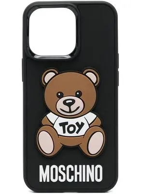 Moschino Teddy Bear Iphone 13 Pro Case - Black