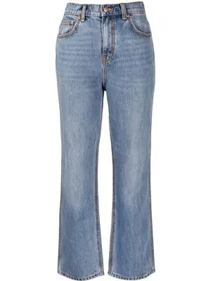 Tory Burch Straight-leg Denim Jeans