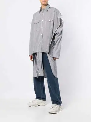 Facetasm Striped Oversized Shirt