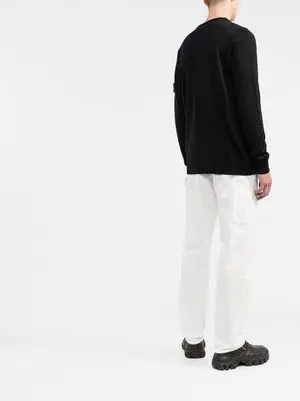 Stone Island Logo-patch Crew Neck Jumper