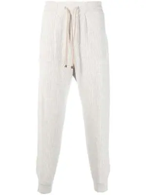 Brunello Cucinelli Cashmere Track Pants - Grey