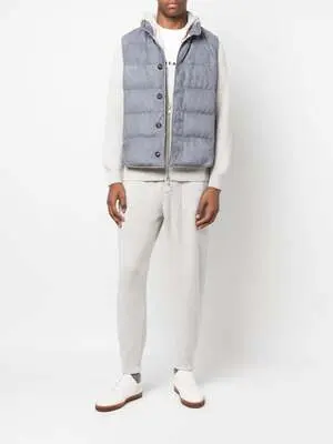 Brunello Cucinelli Cashmere Track Pants - Grey