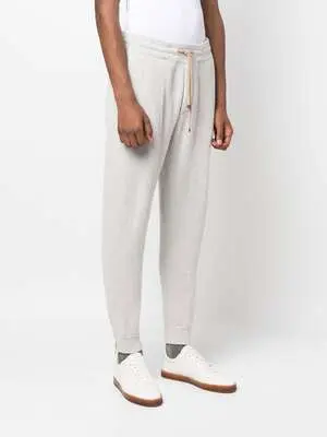 Brunello Cucinelli Cashmere Track Pants - Grey