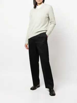 MAISON MARGIELA V-neck Cashmere Jumper - Green