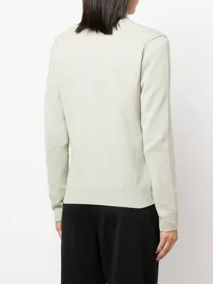 MAISON MARGIELA V-neck Cashmere Jumper - Green