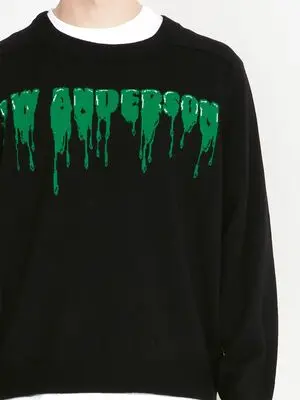 JW Anderson Intarsia-knit Logo Sweater