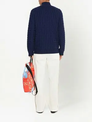 JW Anderson Henley Cable-knit Jumper
