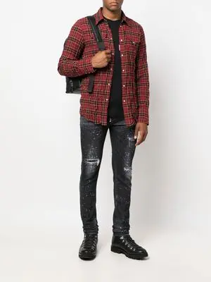 Dsquared2 Checked Cotton-blend Shirt