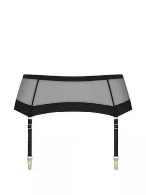 MAISON CLOSE Body To Body Garter Belt - Black