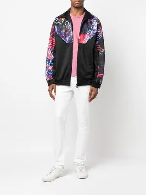 Versace Logo Digital-print Bomber Jacket