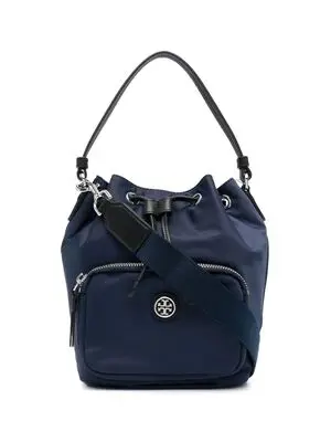Tory Burch Logo-plaque Bucket Bag