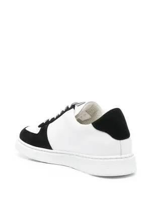 Etro Logo-print Leather Sneakers - Black